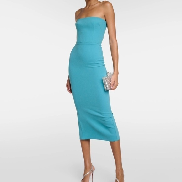 Alex Perry | Dresses | Alex Perry Strapless Midi Dress | Poshmark